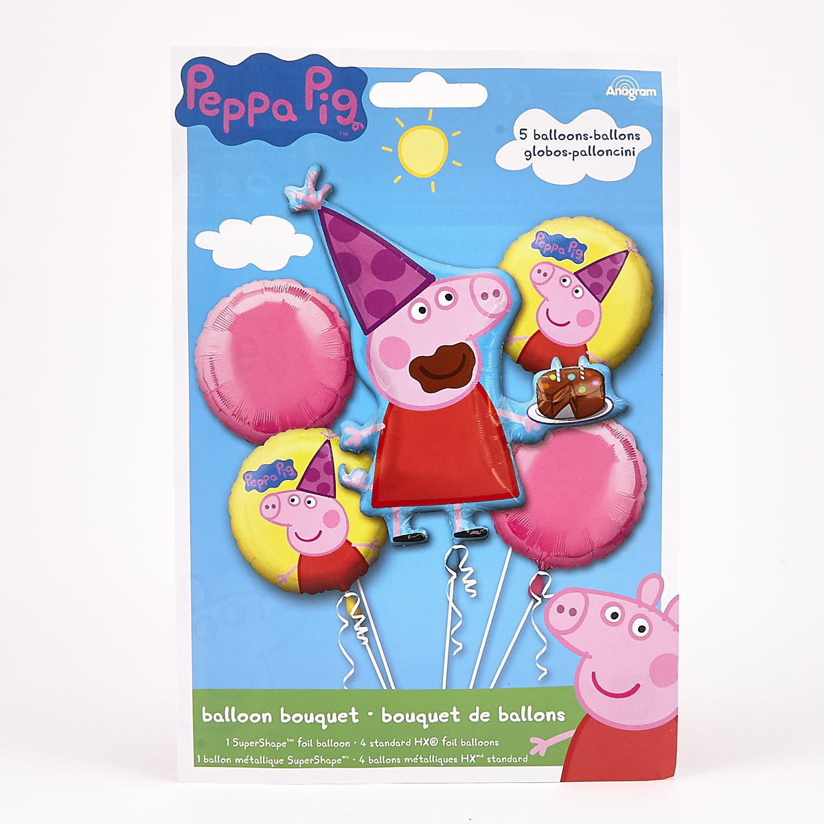 Buy Peppa Pig Foil Balloon Bouquet (Deflated) for GBP 12.99 | Card ...