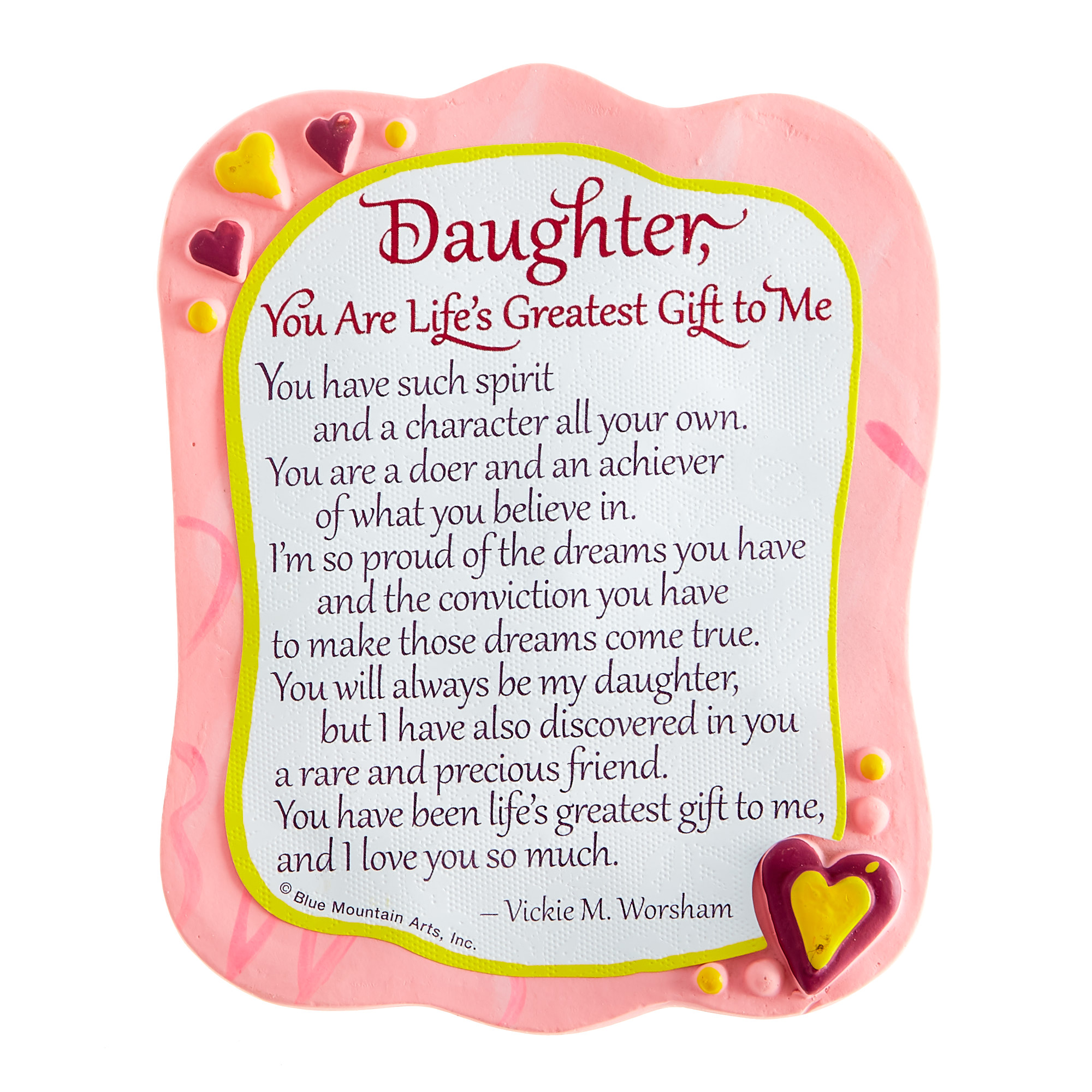 Buy Blue Mountain Arts Magnet - Daughter, Life's Greatest Gift for GBP ... Buy Blue Mountain Arts Magnet - Daughter, Life's Greatest Gift for GBP ...