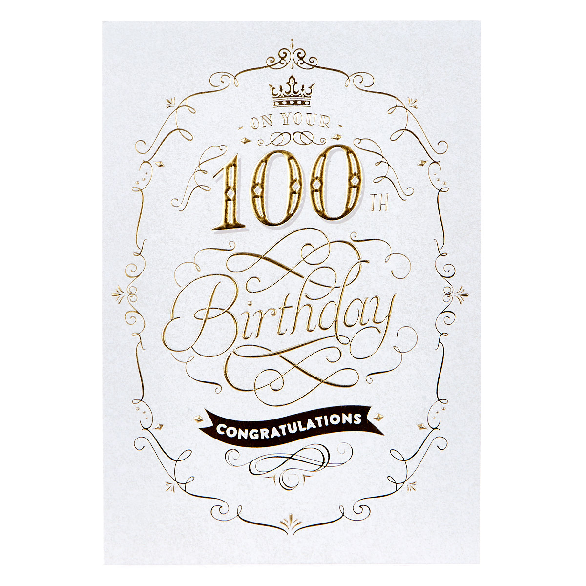 100th Birthday Card Printable