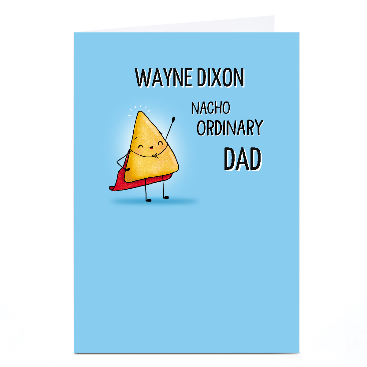 Buy Personalised Father's Day Card -Nacho Ordinary Dad for GBP 1.79 ...