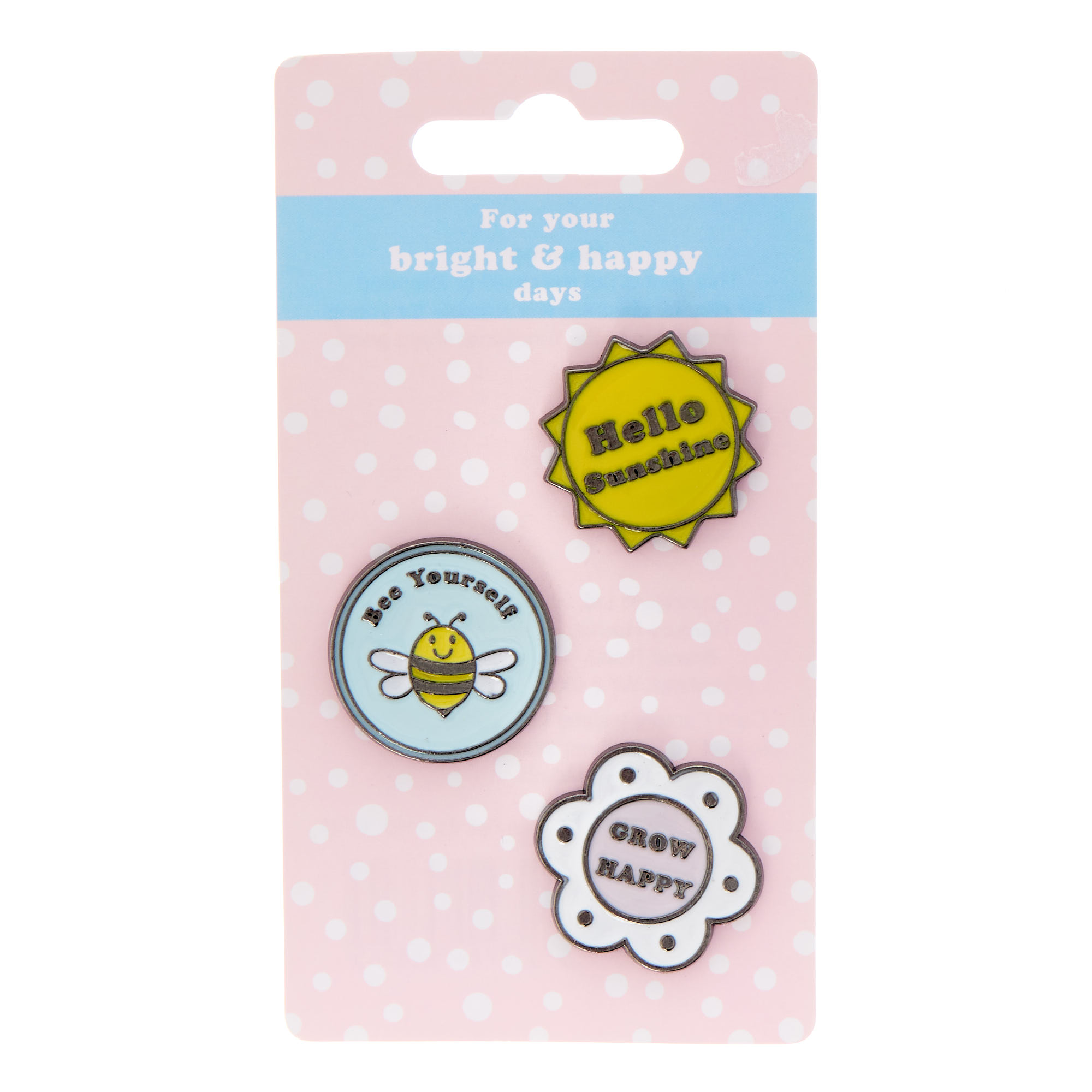 Buy Bright & Happy Days Pin Badge Set for GBP 1.99 | Card Factory UK