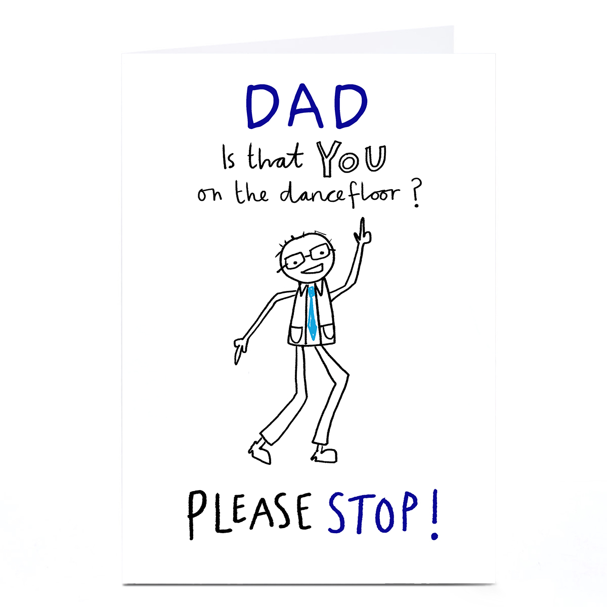Buy Personalised Lindsay Kirby Fathers Day Card Dancefloor For Gbp 2