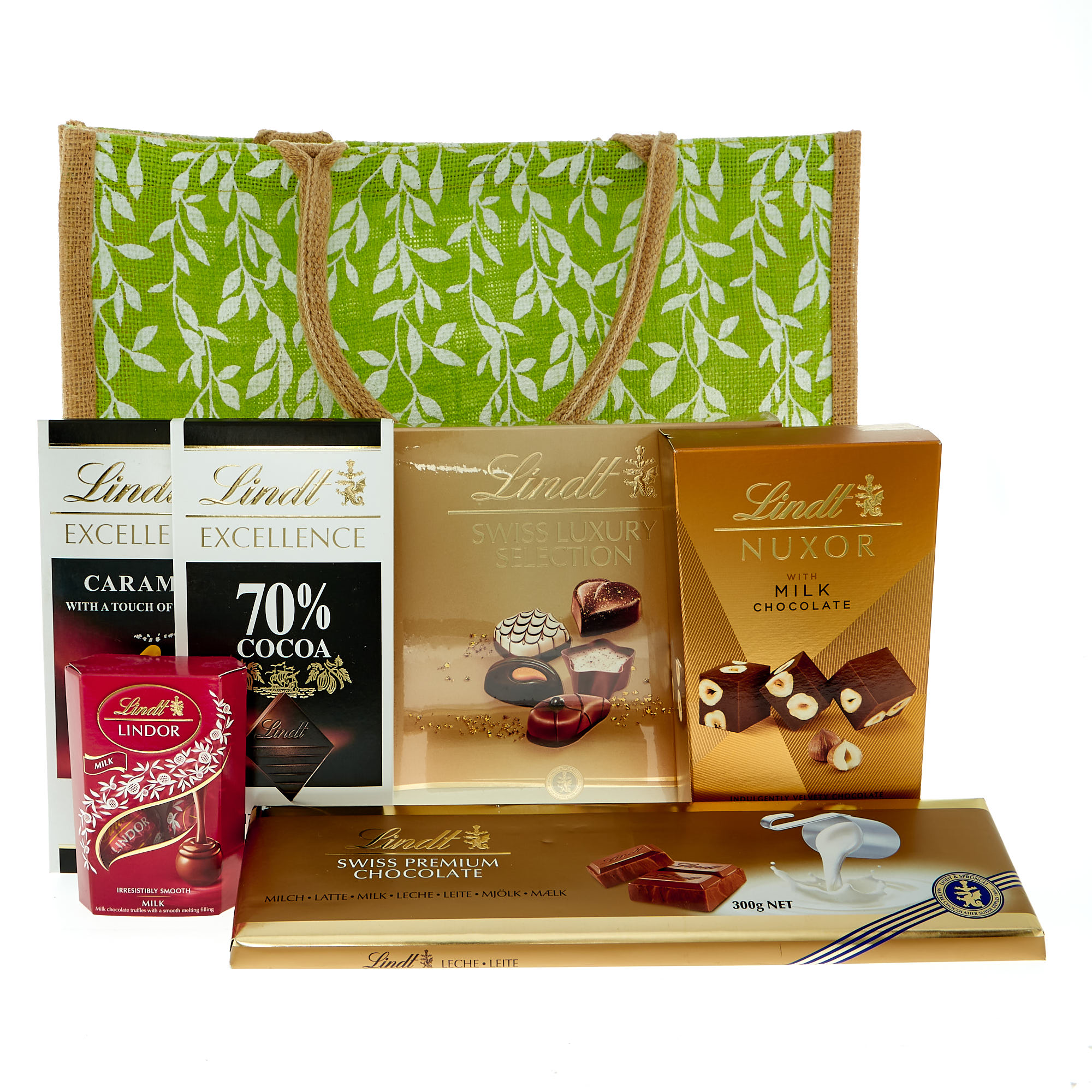 Buy Lindt Large Jute Carrier Gift Set for GBP 22.00 | Card Factory UK