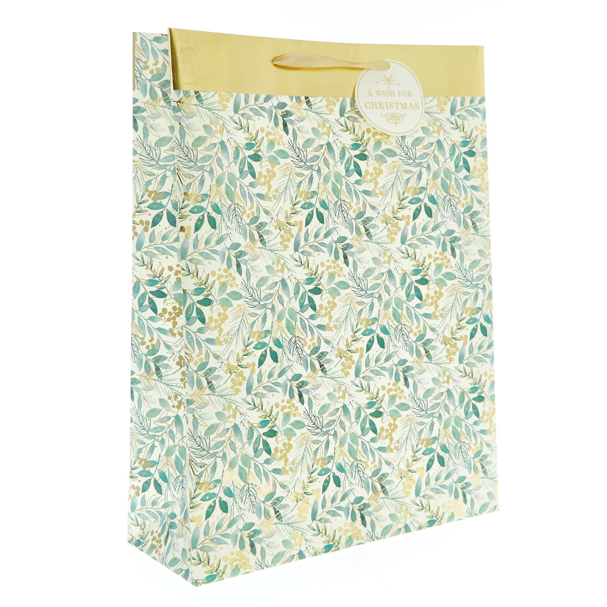 Buy Extra-Large Portrait Alpine Foliage Christmas Gift Bag for GBP 0.42 ...