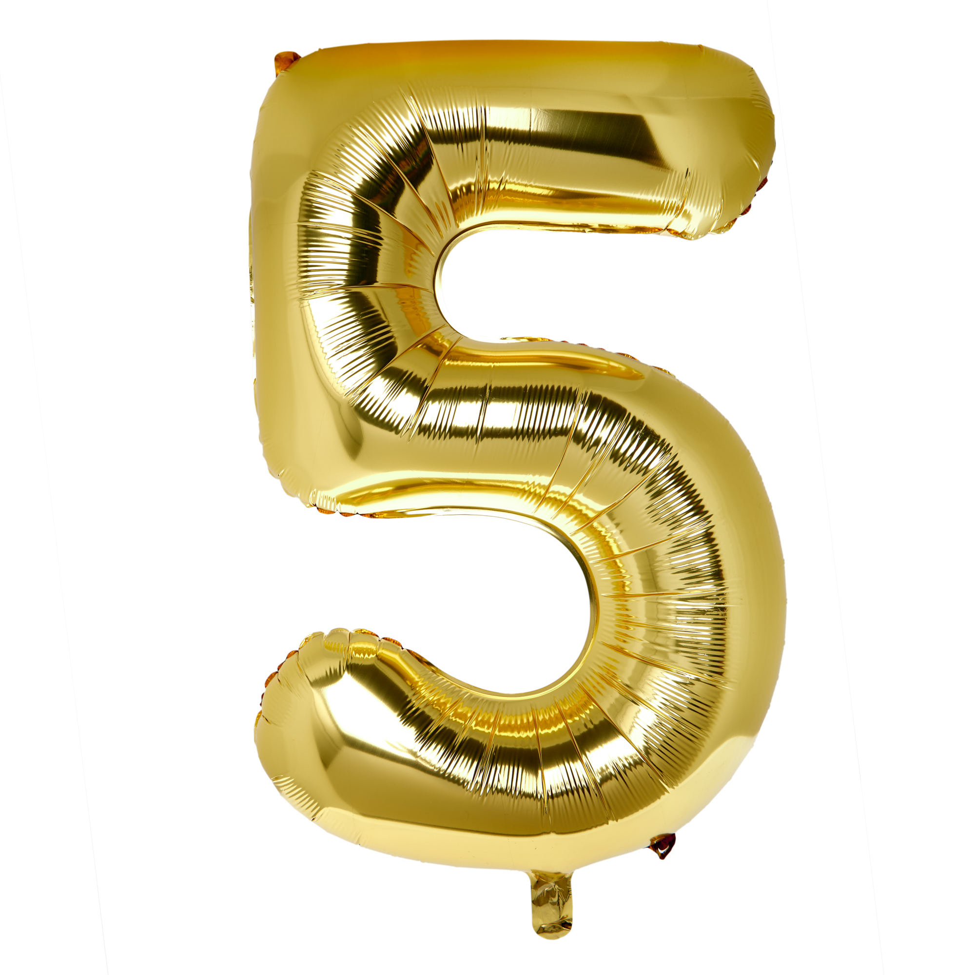 Buy Large 34 Inch Gold Number 5 Foil Helium Balloon Uninflated For