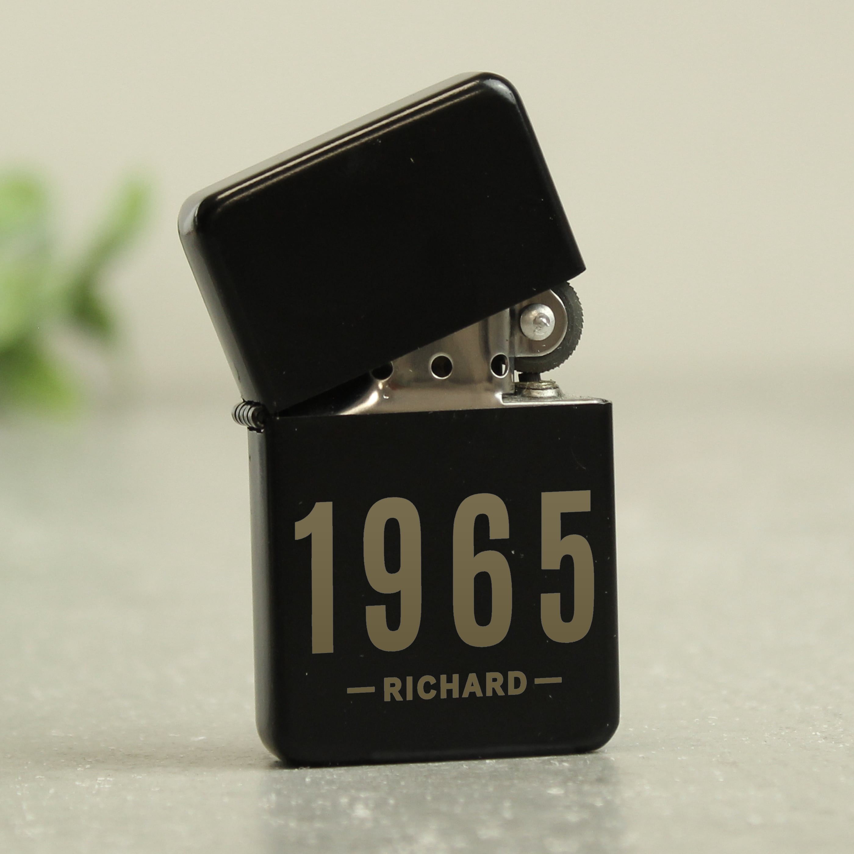 Buy Personalised Date & Name Black Lighter for GBP 6.99 | Card Factory UK