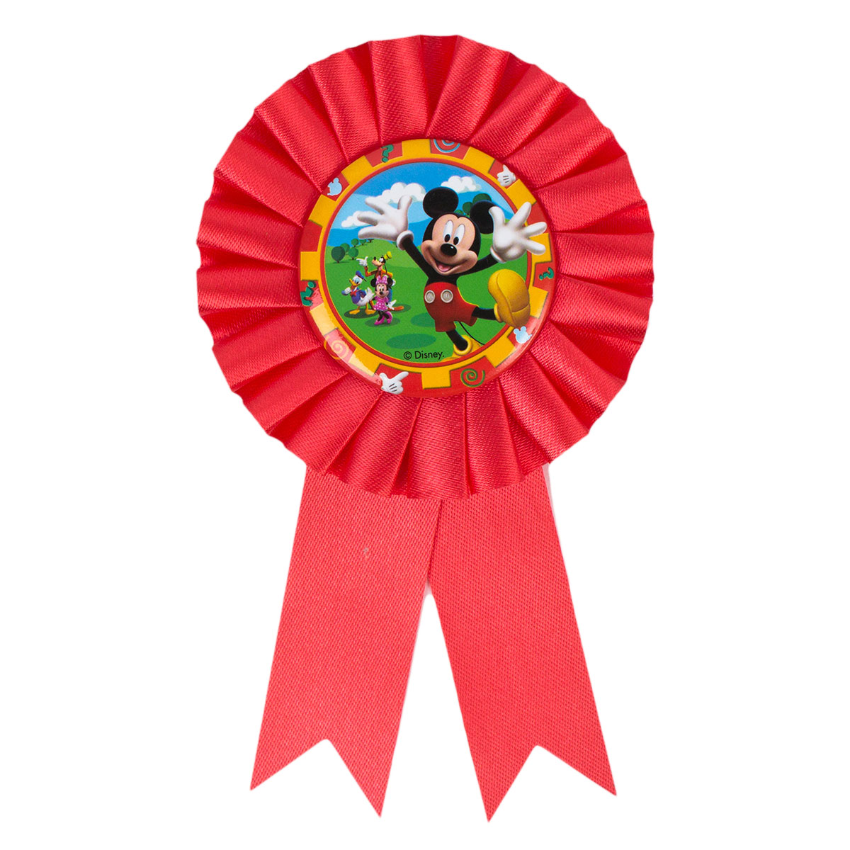 Buy Disney Mickey Mouse Red Rosette Ribbon for GBP 2.49 | Card Factory UK