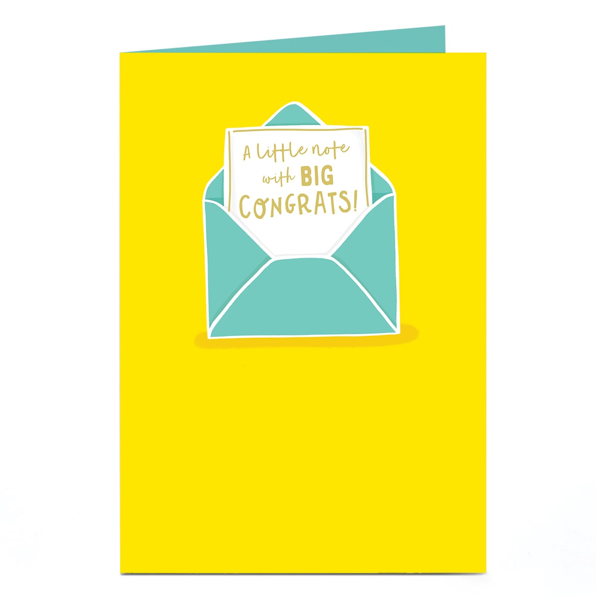 Buy Congratulations Card - Little Note With Big Congrats for GBP 1.99 ...