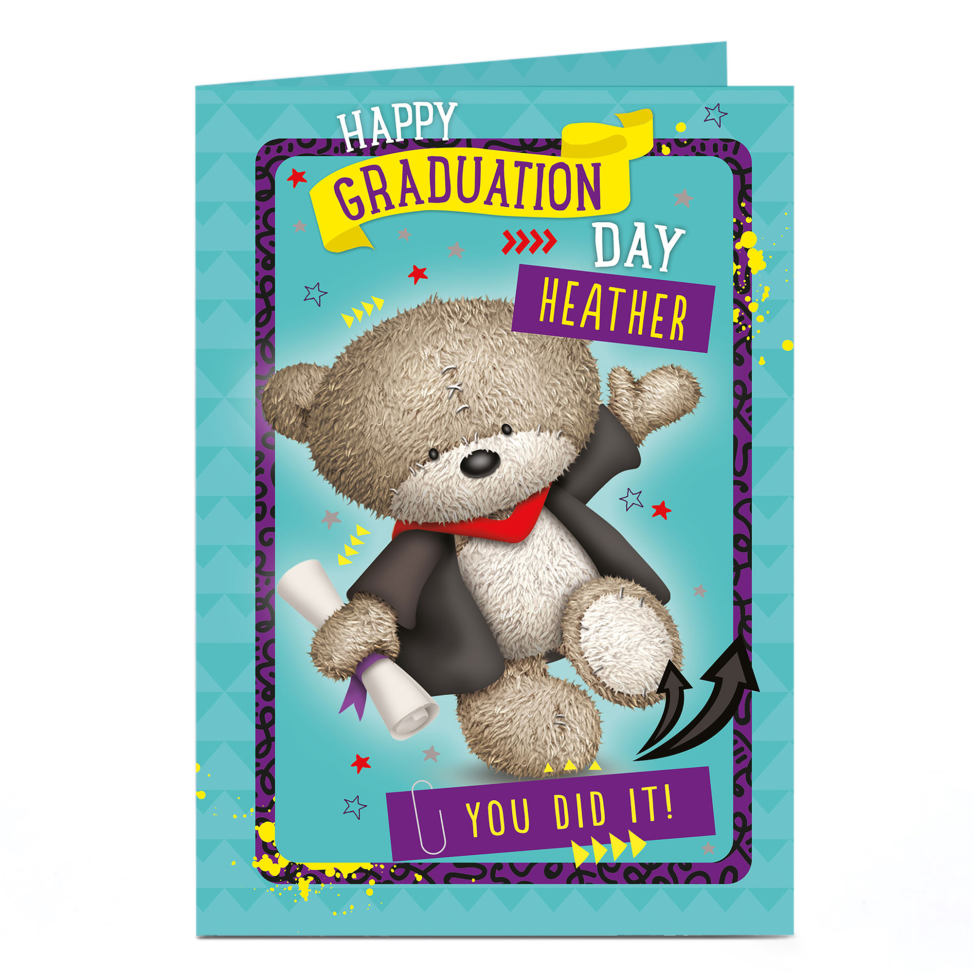 Buy Personalised Hugs Card - Happy Graduation Day! for GBP 1.79 | Card ...