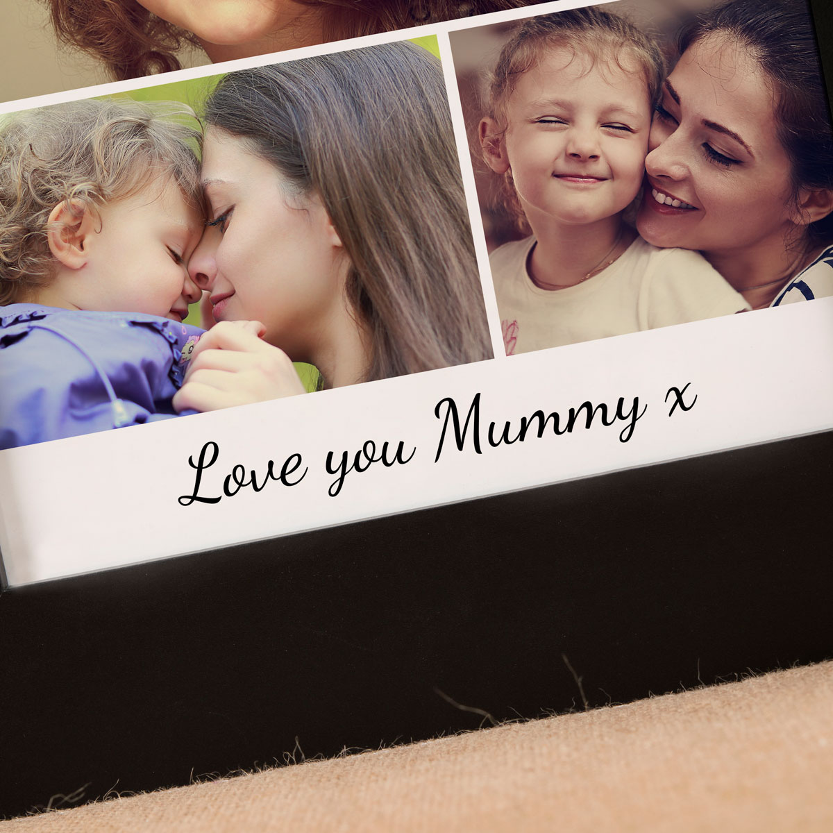 Multi Photo Upload Framed Print - 5 Photos & Message | GettingPersonal